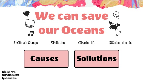 We can save the oceans | Genially