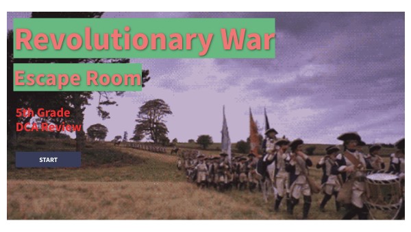 Revolutionary War - Escape Room