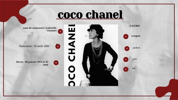Infographie Coco Channel | Genially