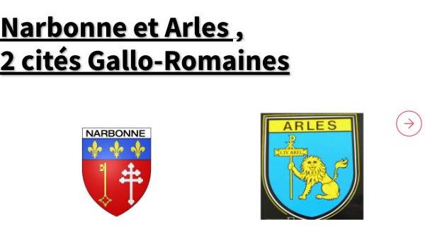 Exposé Narbonne et Arles | Genially