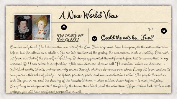 Newspaper : A New World's View - Cait Smith