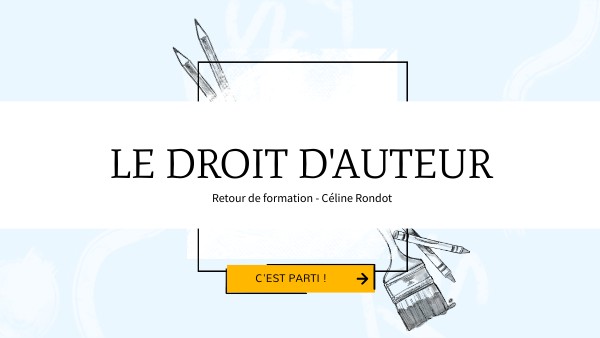 Le droit d'auteur