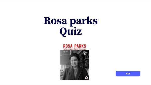 Quiz Rosa Parks | Genially