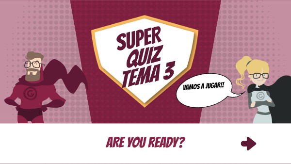 SUPERHEROES QUIZ tema 3 AIE | Genially