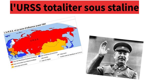 présentation du régime totalitaire de Staline | Genially