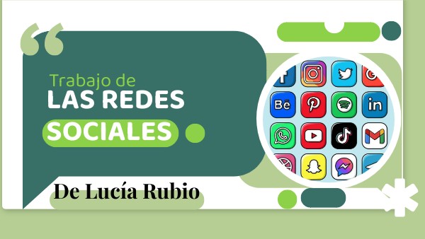 Las Redes Sociales Lucía Rubio | Genially