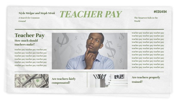 Teacher Pay | Genially
