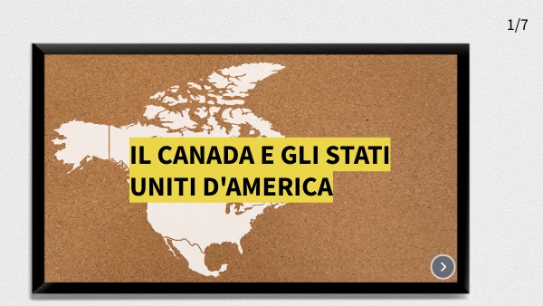 Continenti, USA e Canada | Genially
