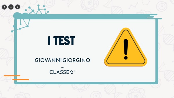 TEST DELL'ATTENZIONE