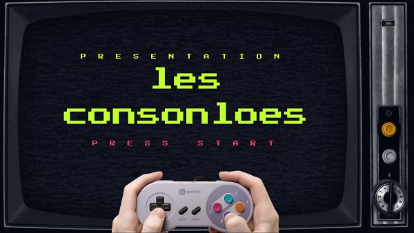 consoles présentations