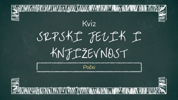 Kviz srpski | Genially