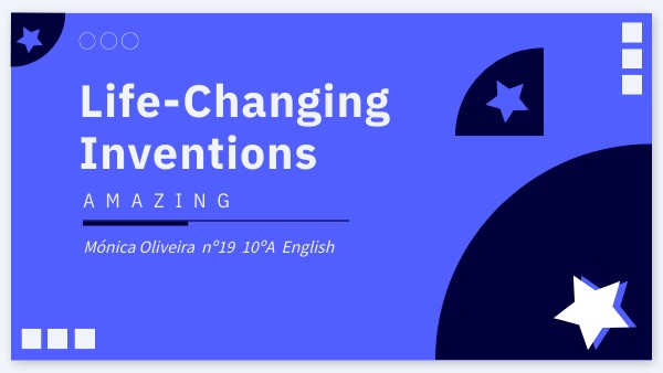 Life changing inventions | Genially