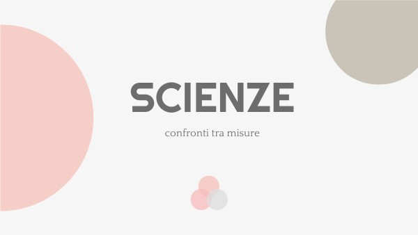 presentazione scienze