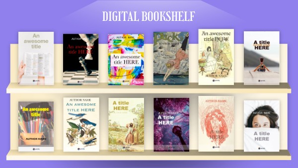 Digital bookshelf | Genially