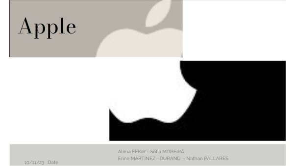 exposer ETLV apple | Genially