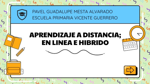 APRENDIZAJE A DISTANCIA | Genially
