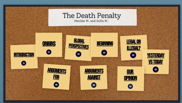 THE DEATH PENALTY- Matilde M. and Sofia M. | Genially