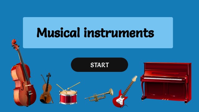 Musical instruments | Genially