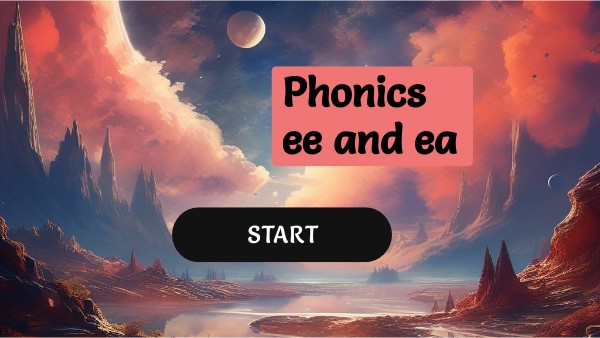 Phonics - ee and ea words | Genially
