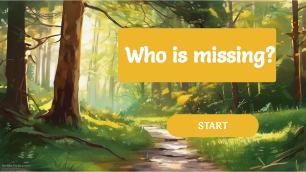 Forest animals - Who is missing? 2 | Genially