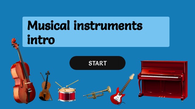 Musical instruments - intro