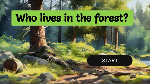 Forest animals | Genially