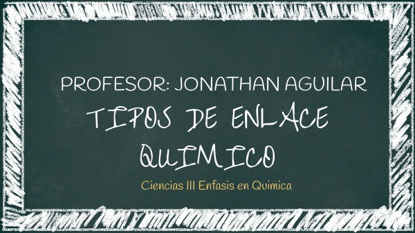 ENLACE QUIMICO