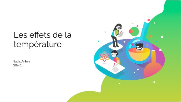 Les effets de la température sur les bactéries | Genially