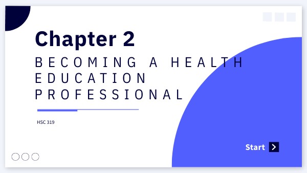 HSC319 Chapter 2 Quiz