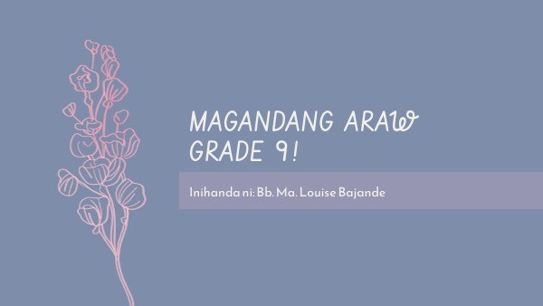 Flowers and Plants Presentation