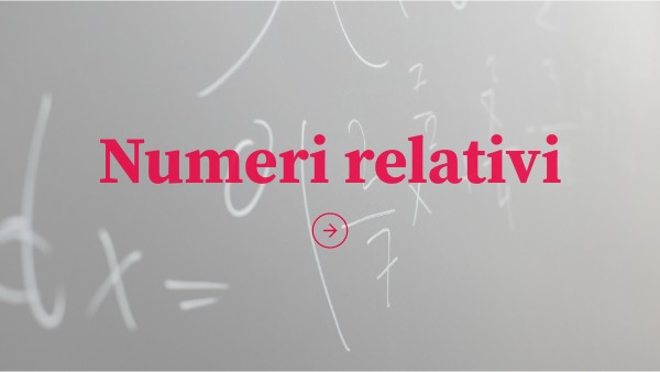 Numeri relativi | Genially