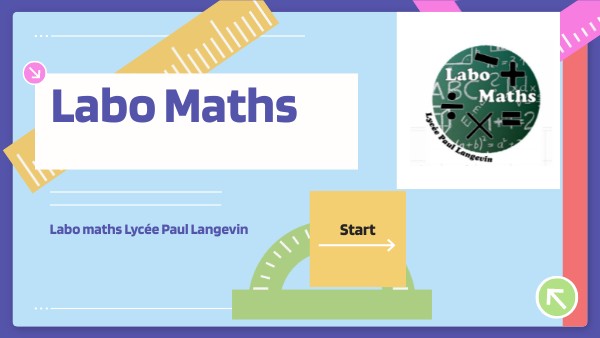 Labo maths LPO Langevin | Genially