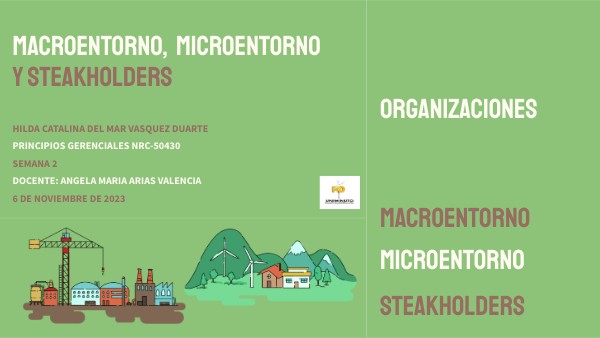 Micro y Macroentorno de una organización | Genially