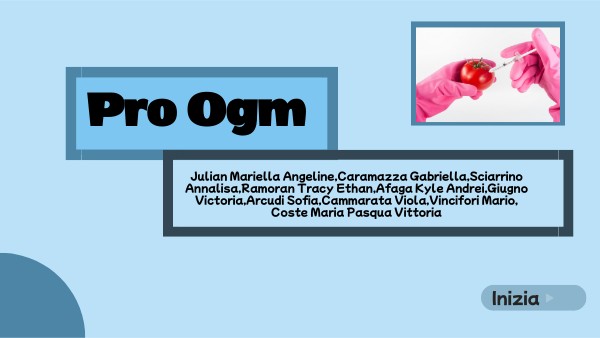 presentazione pro ogm