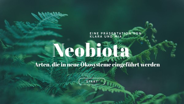 Neobiota PRESENTATION | Genially
