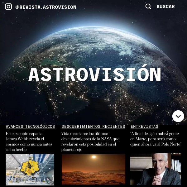 WEB ASTROVISIÓN | Genially
