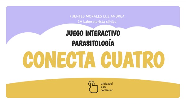CONECTA CUATRO PARASITOLOGIA