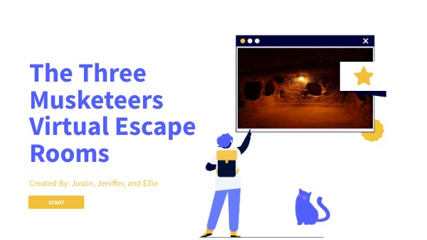 Three Musketeers Virtual Escape room