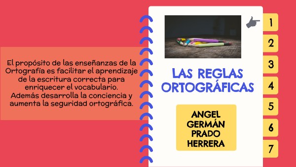 Cuadernillo Reglas de la ortografía | Genially