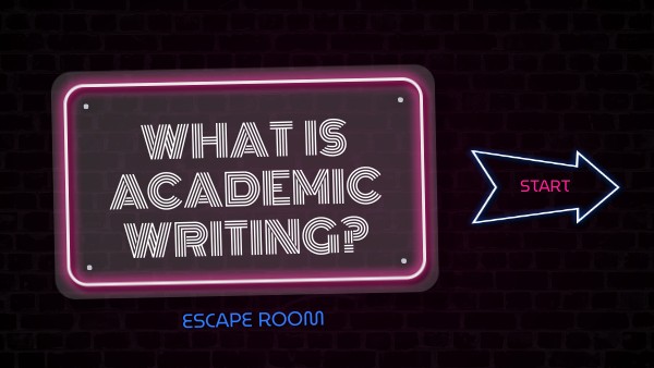 Writing 105 Escape Room | Genially