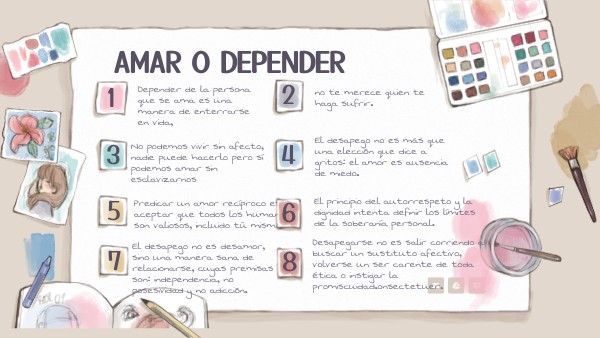 amar o depender infografia