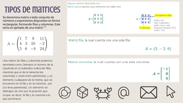 Tipos de Matrices-Carrillo Diego | Genially
