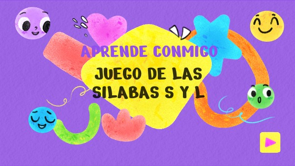 Juego de las silabas S y L | Genially