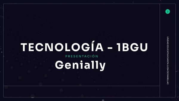 Presentación tecnología Genially | Genially