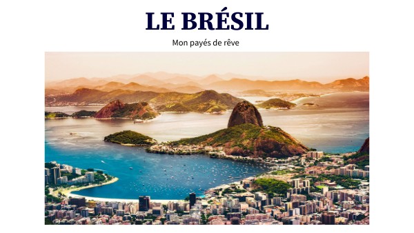 Presentación français mon pays de rêve