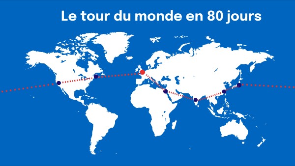 Le tour du monde en 80 jours | Genially
