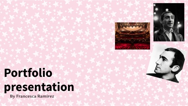 Devising portfolio | Genially