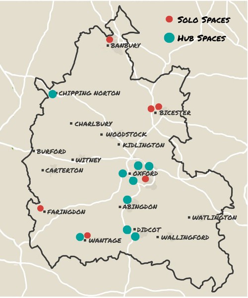 Makespace Oxford Interactive Map - Vertical | Genially