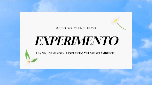 EXPERIMENTO | Genially