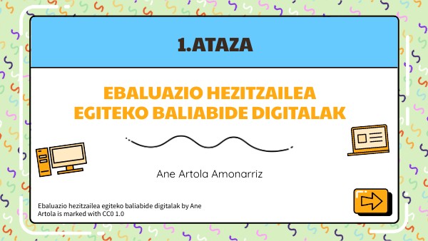 EBALUAZIO HEZITZAILEA EGITEKO BALIABIDE D | Genially